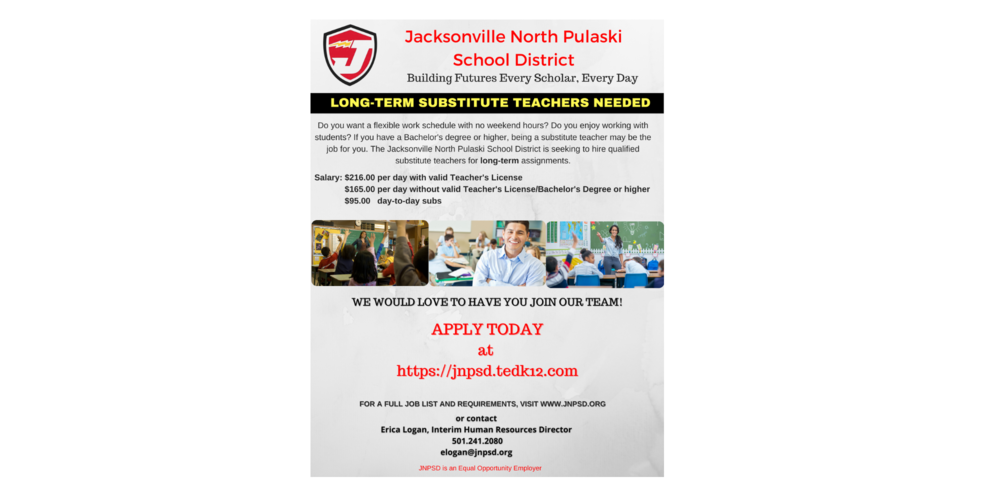 Long Term Substitute Teachers Needed Jacksonville North Pulaski long-term-substitute-teachers-needed-jacksonville-north-pulaski
