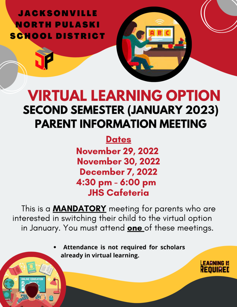 Virtual Learning Parent Information Meeting | Murrell Taylor Elementary