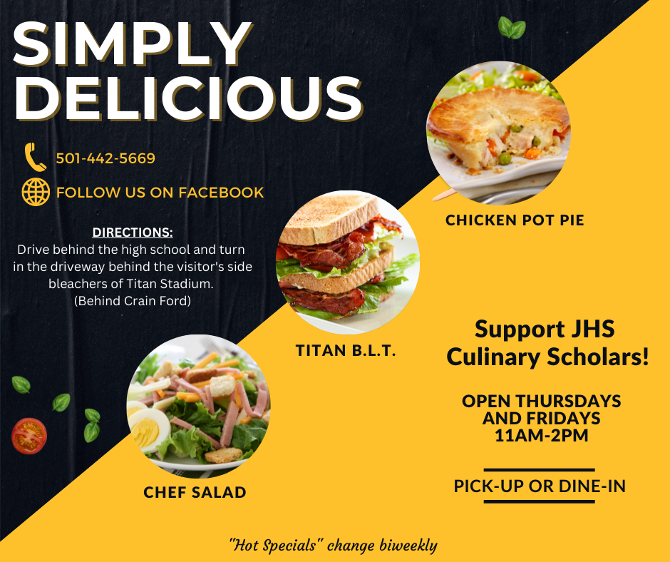 Simply Delicious! | Jacksonville North Pulaski School District